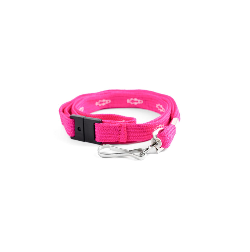 Lanyard with pink lady design | BCNA Pink Sports Day – BCNA Shop